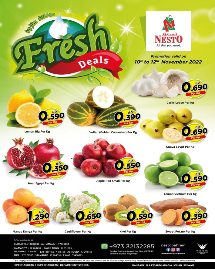 Nesto Weekend Fresh Deals | Bahrain Nesto Fliers