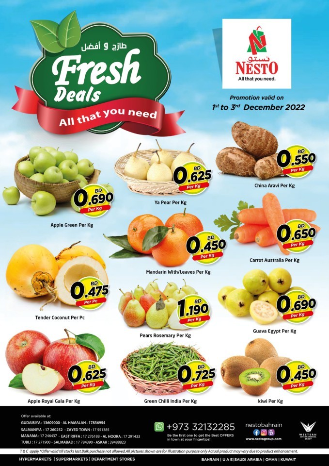Nesto Fresh Weekend Deals | Bahrain Offer Fliers