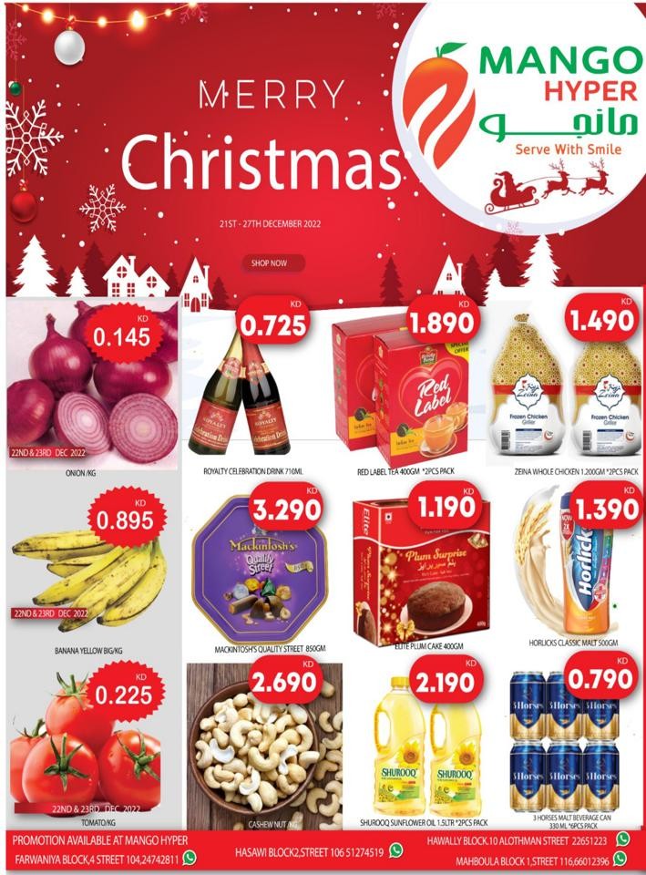Mango Hyper Merry Christmas Offer | Kuwait Offers