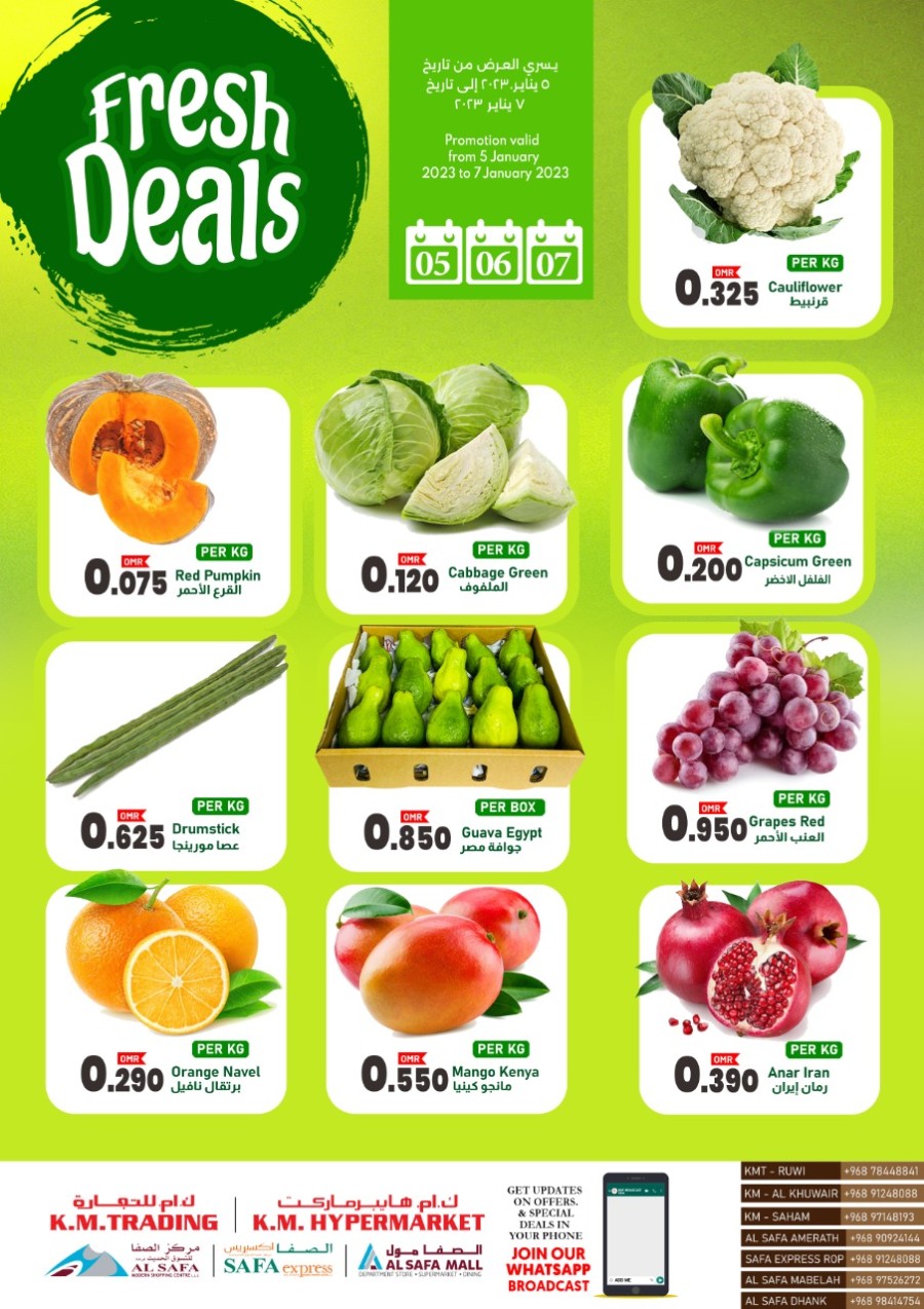 KM Trading & Hypermarket Fresh Deal 5-7 January 2023