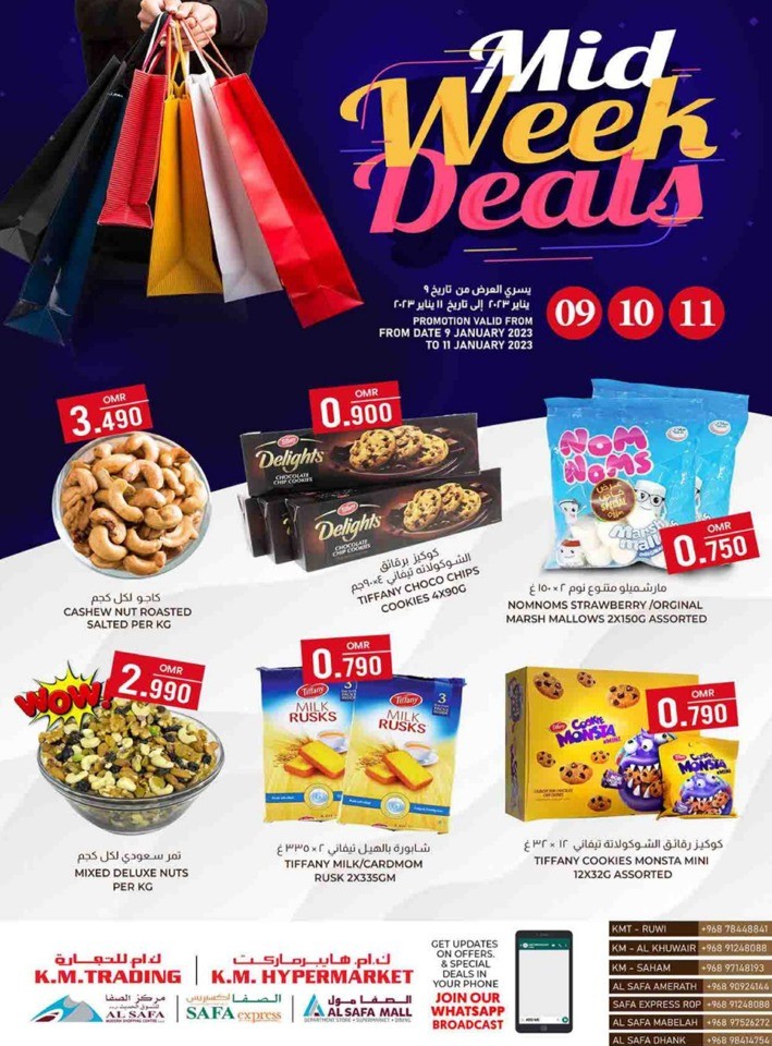 KM Trading & Hypermarket Midweek Deals 9-11 January 2023
