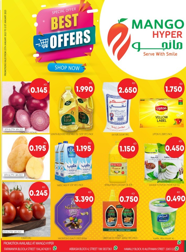 Mango Hyper Best Offers | Kuwait Offers Today