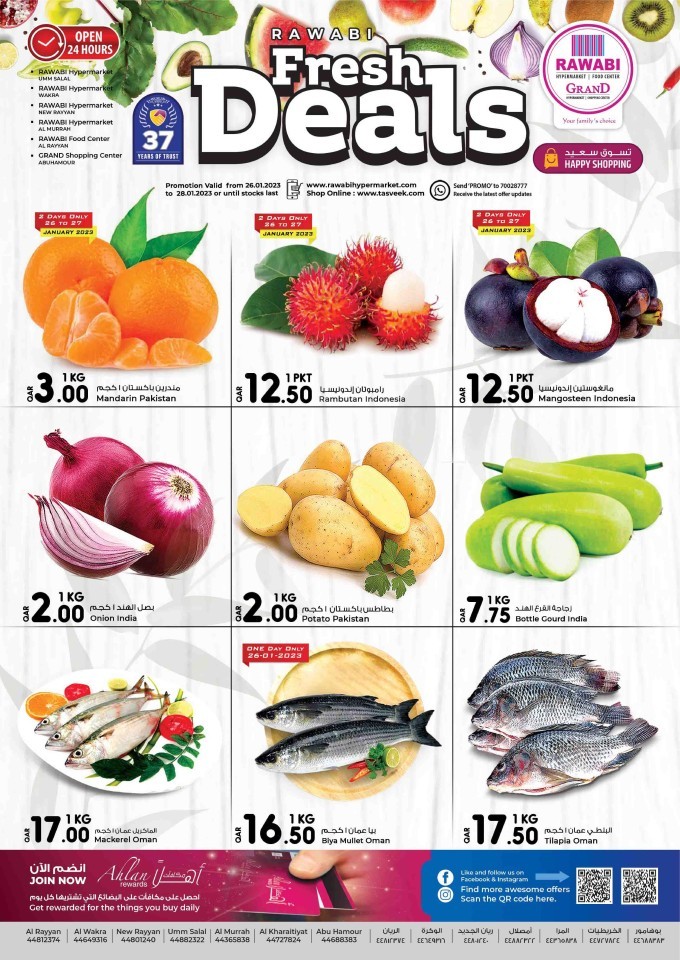 Rawabi Fresh 26-28 January 2023 | Qatar Offers Today
