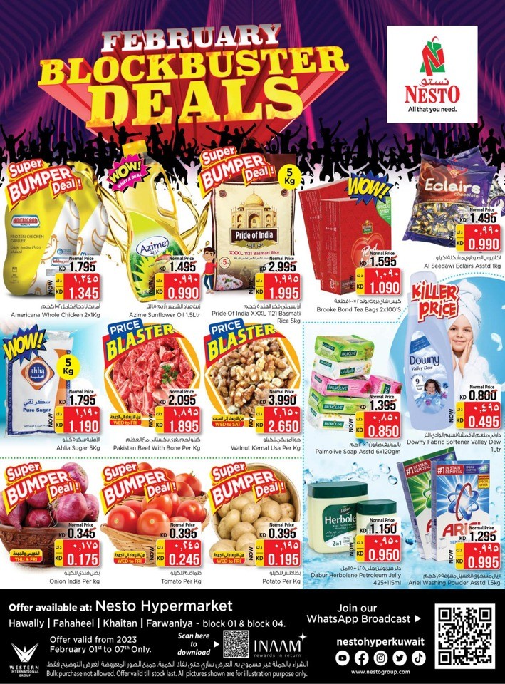 Nesto Hypermarket February Blockbuster Deals | Kuwait Offers