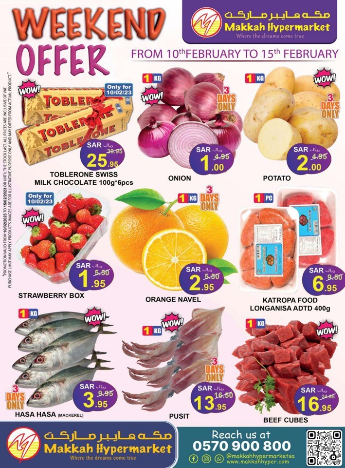 Makkah Hypermarket Weekend Offers | Saudi Arabia Offers