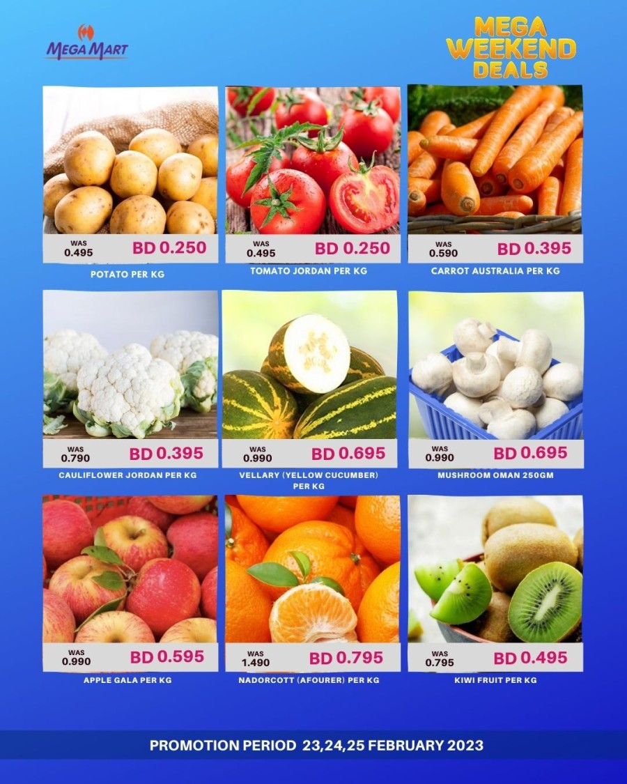 Mega Mart Weekend Savers | Bahrain Offers Today