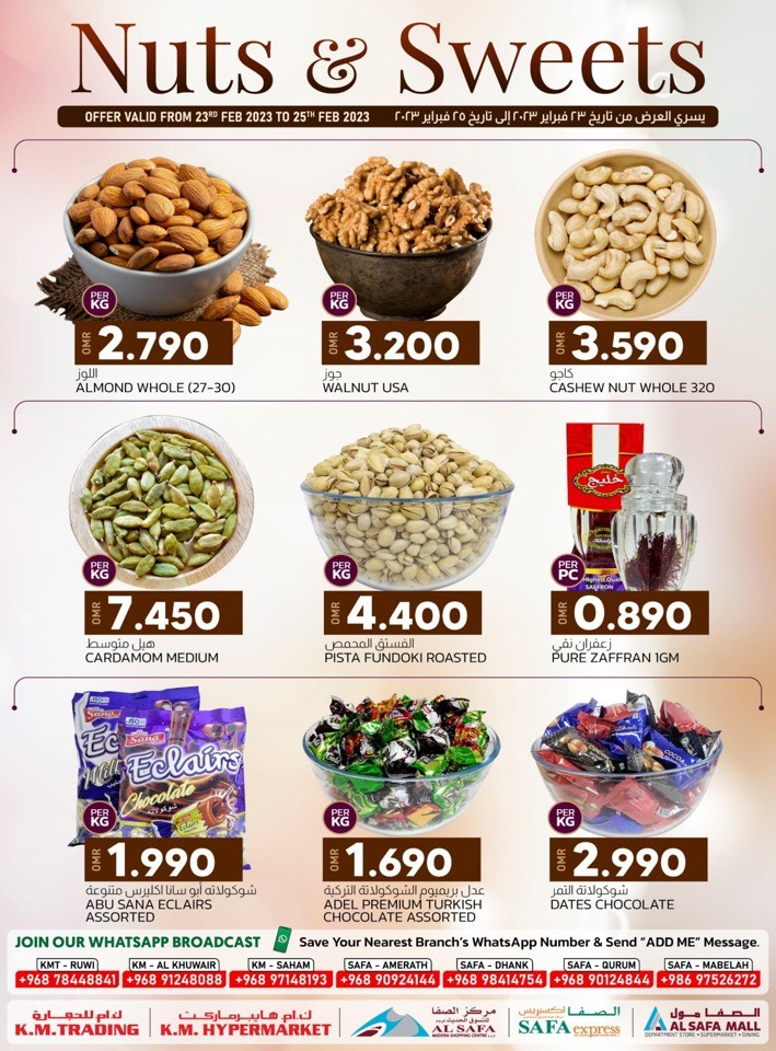 KM Trading & Hypermarket Nuts & Sweets Promotion