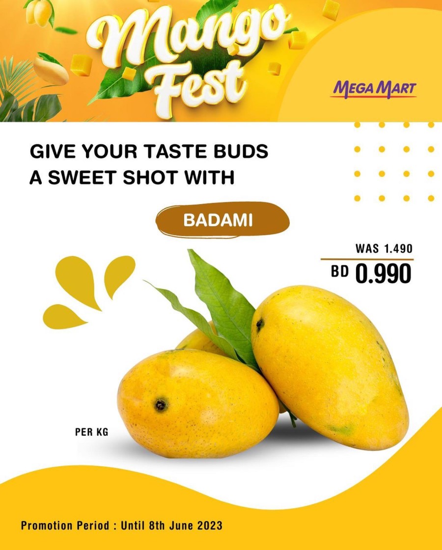 Mega Mart Mango Fest | Bahrain Offers Today