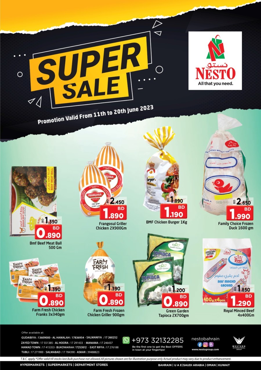 Nesto Super Weekly Sale | Bahrain Shopping Offers Today
