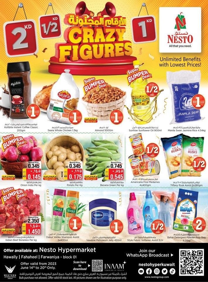 Nesto Hypermarket Crazy Figures Sale Offer | Kuwait Offers