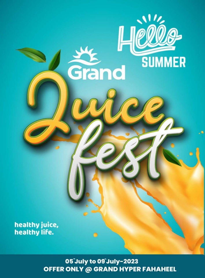 Grand Hyper Juice Fest | Kuwait Shopping Offers Today