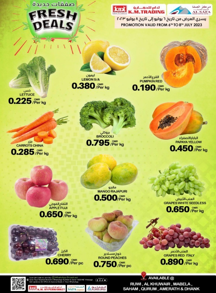 KM Trading & Hypermarket Weekend Fresh Deal 6-8 July 2023