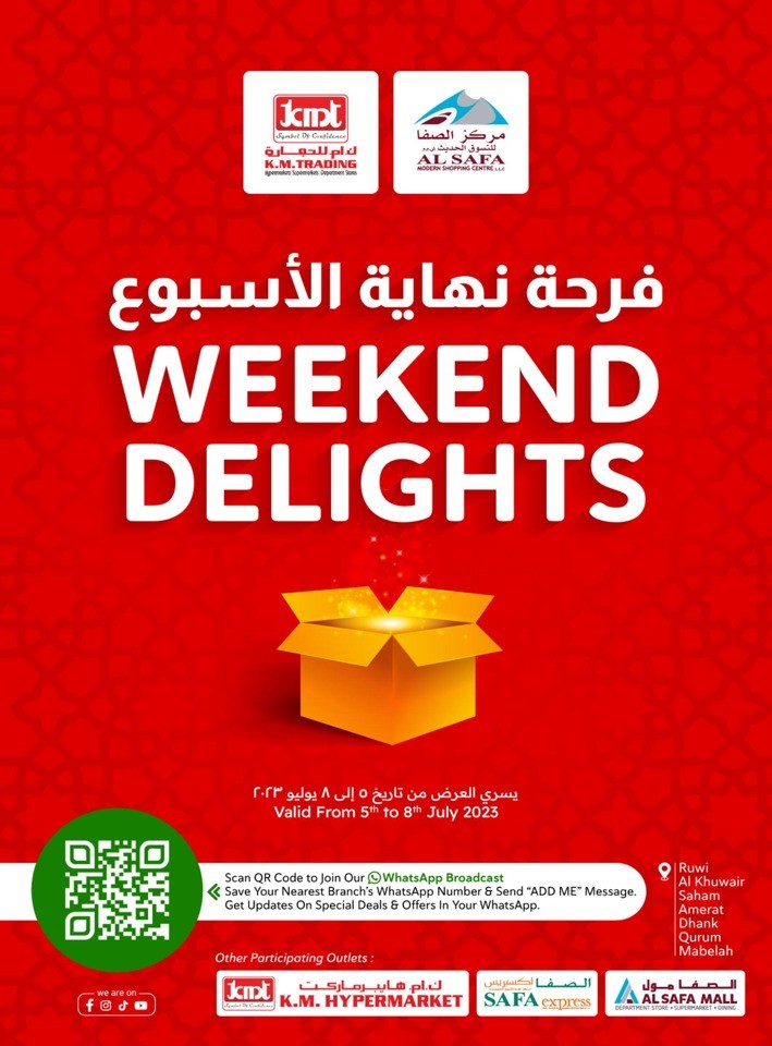 KM Trading & Hypermarket Weekend Delights Offers 5-8 July