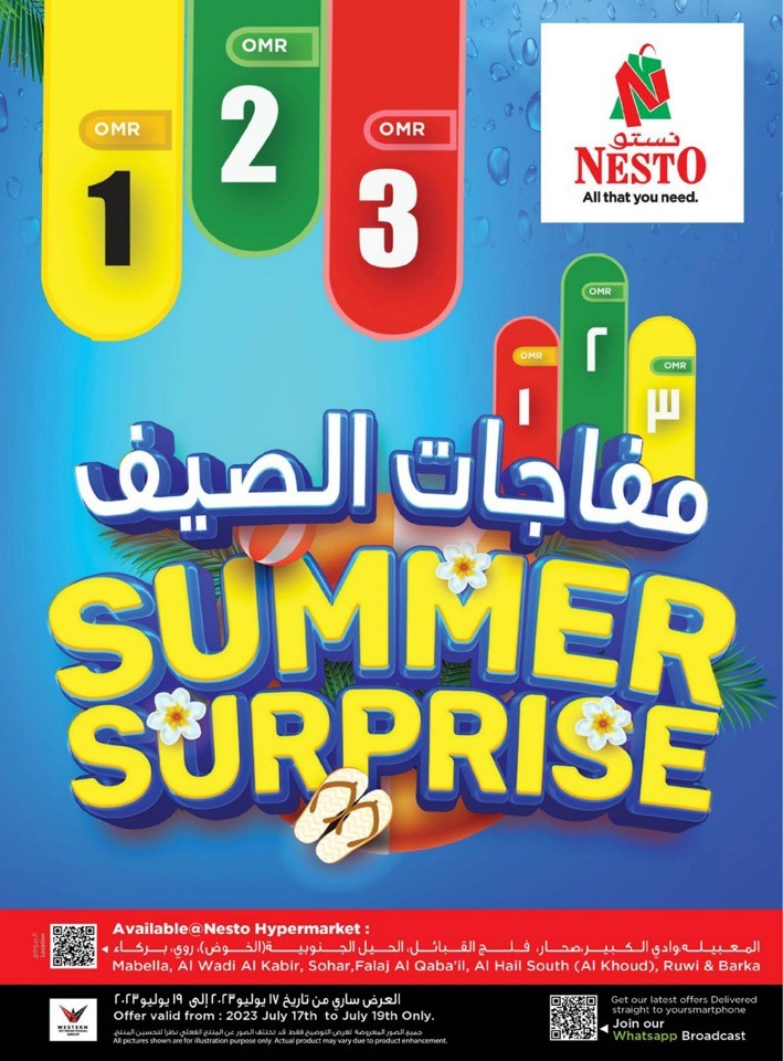Nesto Summer Surprise Sale | Oman Nesto Offer Fliers