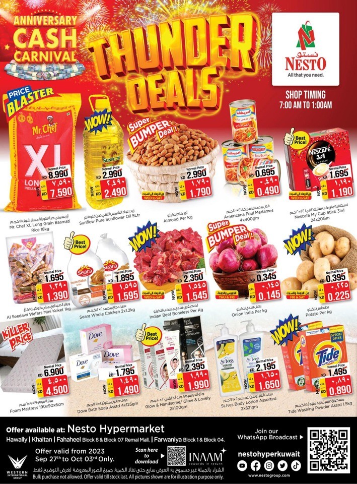 Nesto Thunder Deals Flyer | Nesto Kuwait Offers Today