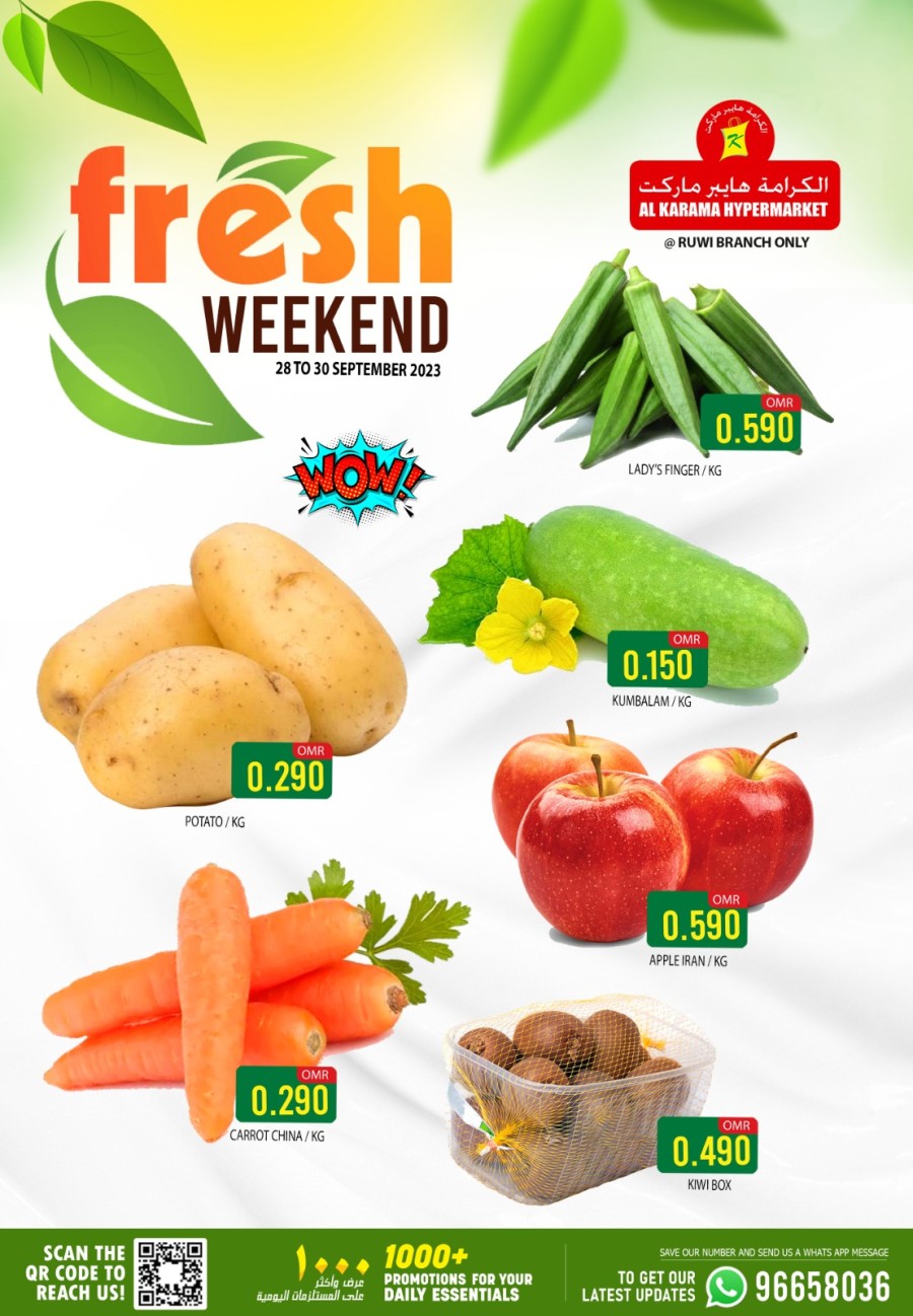 Al Karama Hypermarket Ruwi Fresh Weekend Deal Flyer