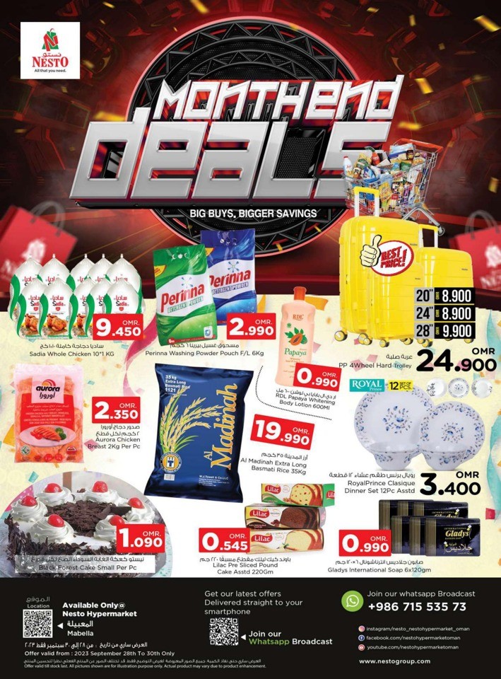 Nesto Hypermarket Mabella Month End Deals Flyer