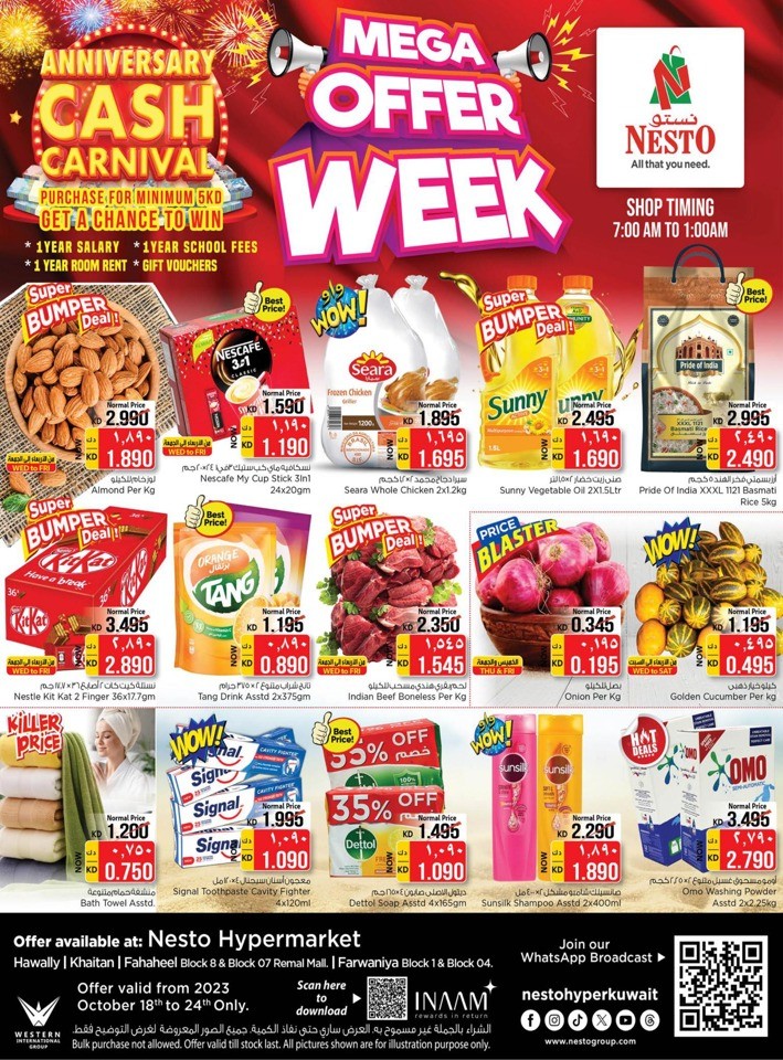 Nesto Hypermarket Mega Offer Week Flyer | Kuwait Offers