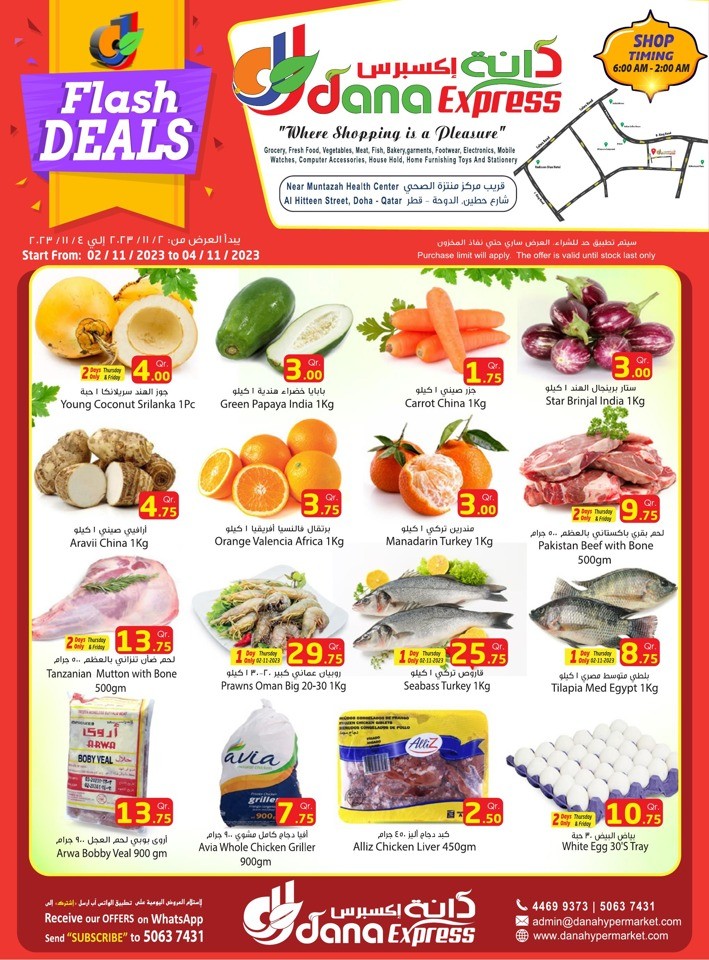Dana Express Flash Deals Flyer | Qatar Offers Today