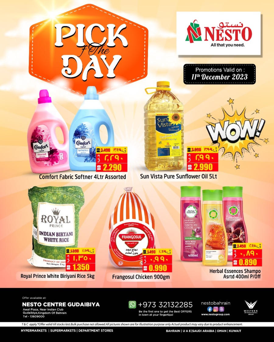 Nesto Centre Gudaibiya Pick Of The Day 11 December 2023