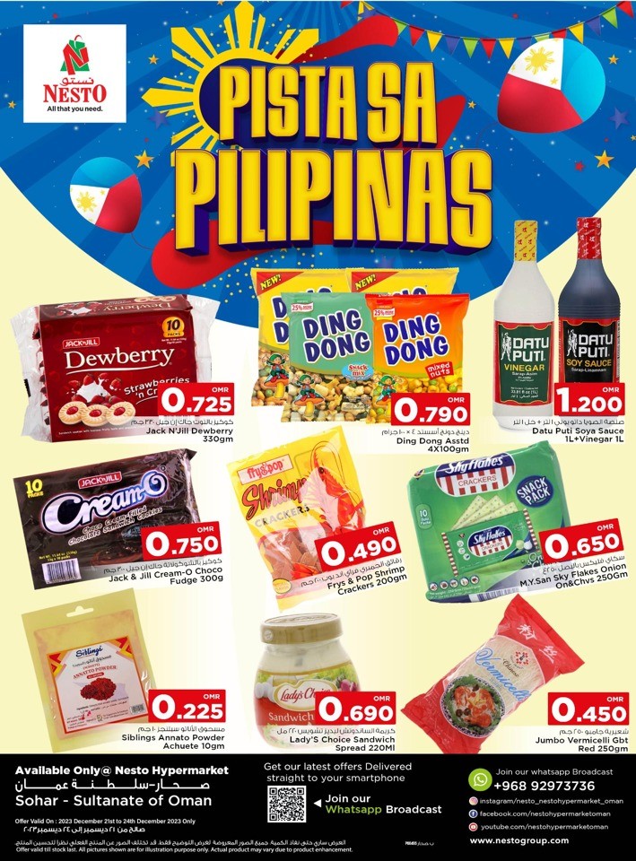 Nesto Pista Sa Pilipinas Promotion | Sohar Nesto Offer Flier