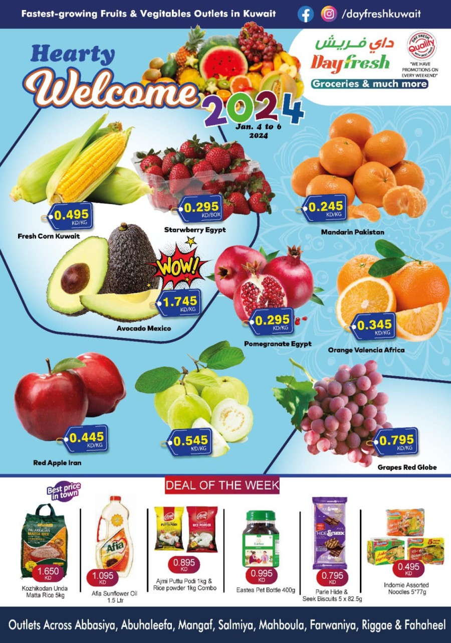 Day Fresh Welcome 2024 Offer | Kuwait Offers Today