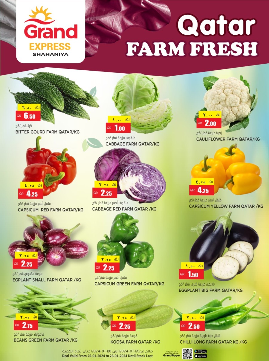 Grand Express Shahaniya Farm Fresh Deal | Qatar Offers 2024