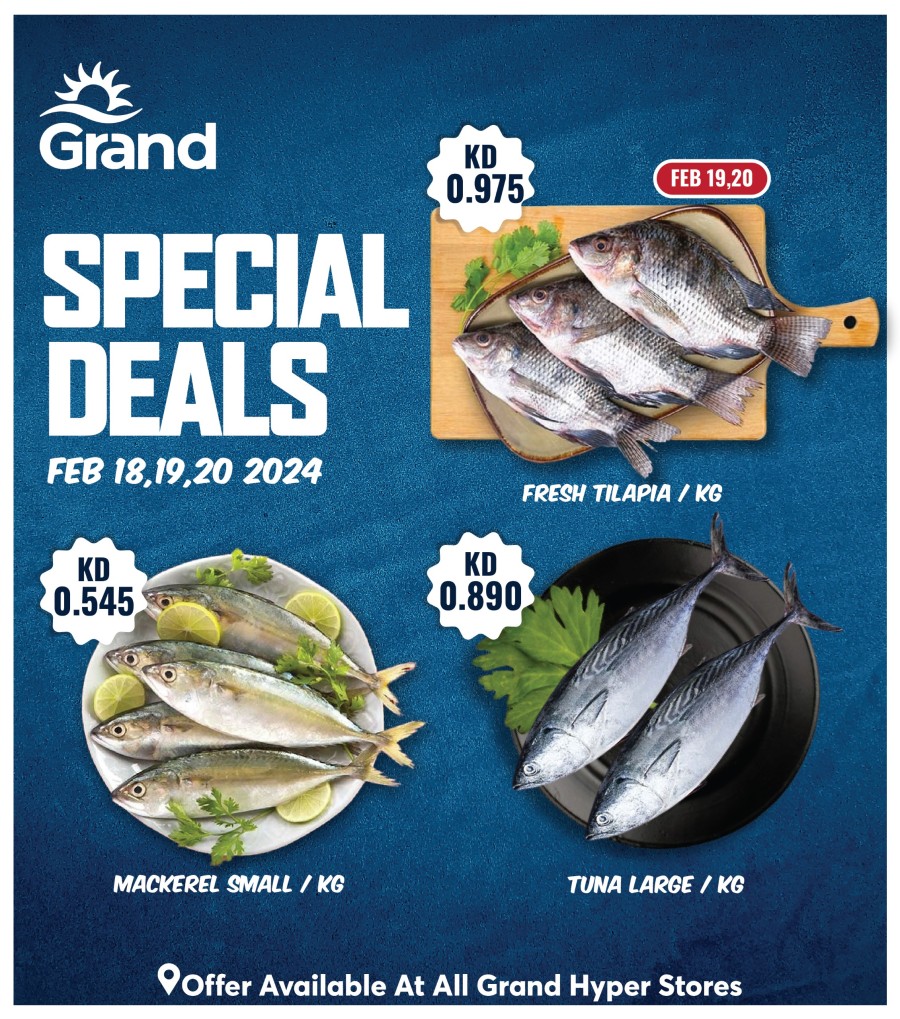Grand Hyper Special Fish Deal | Kuwait Offers Today