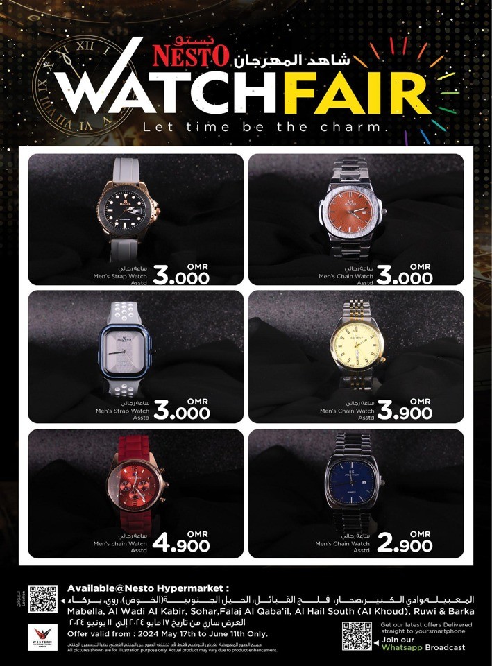 Nesto Watch Fair Promotion 17 May-11 June 2024 Flyer