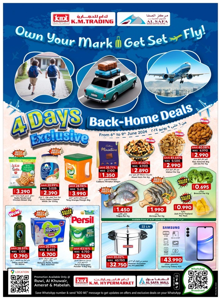 KM Trading Back Home Deals 6-9 June 2024 | Oman Offers Today