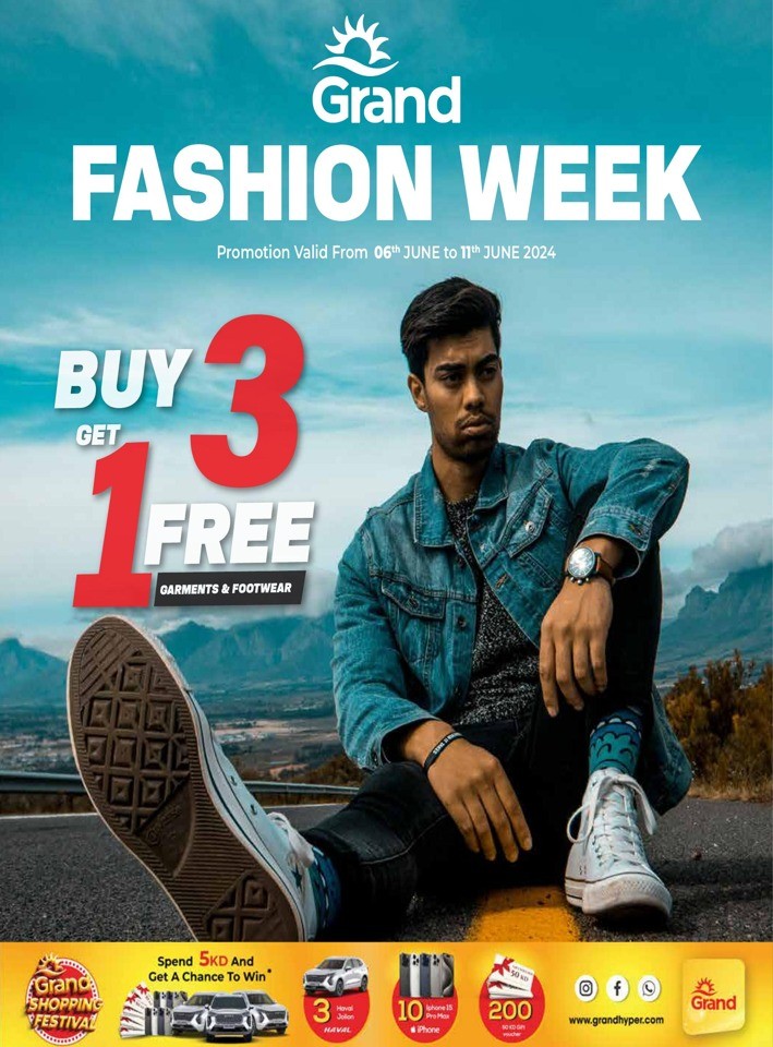 Grand Hyper Fashion Week Promotion 6-11 June 2024