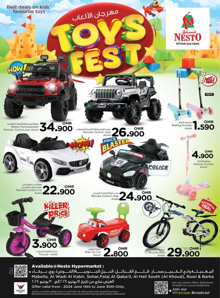 Nesto Hypermarket Toys Fest Promotion | Oman Offers Today