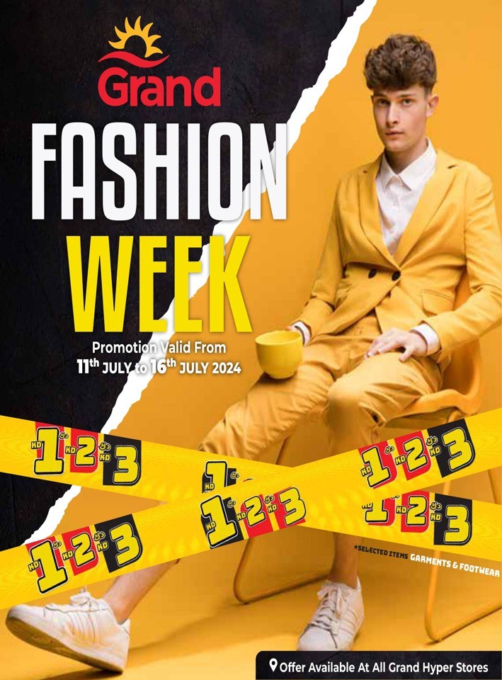 Grand Hyper Fashion Week Sale 11-16 July 2024