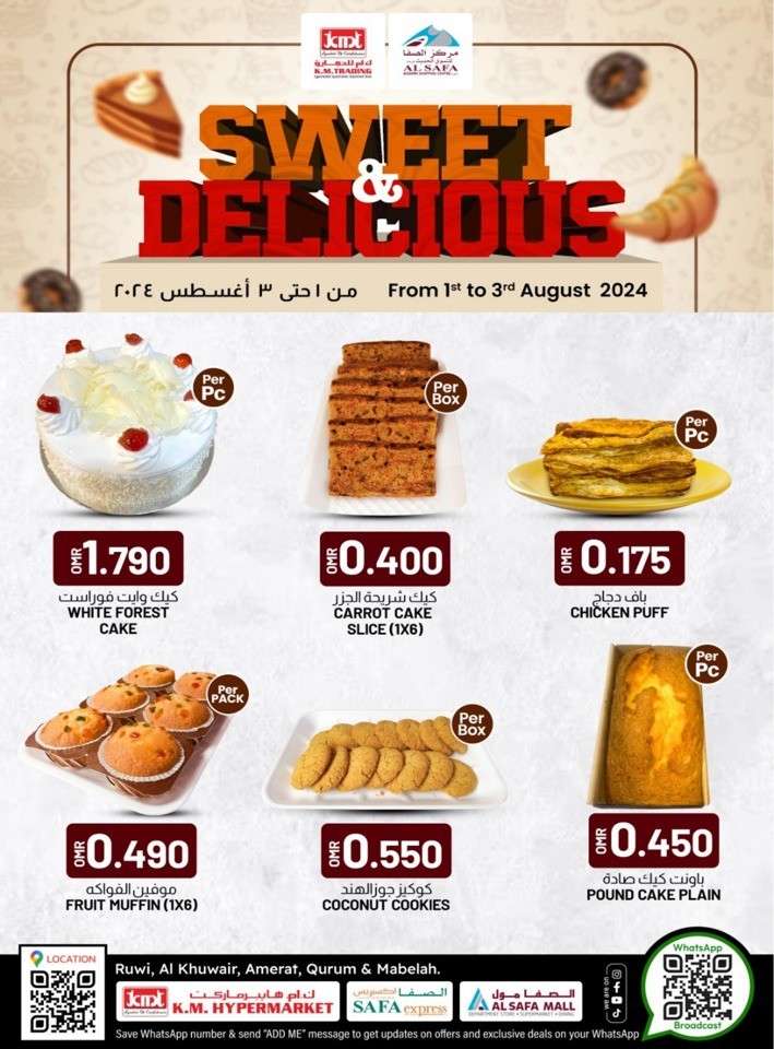 KM Trading Sweet & Delicious Deal 1-3 August 2024 Flyer