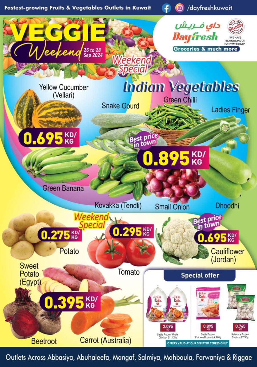 Day Fresh Kuwait Weekend Special Deal 26-28 September 2024