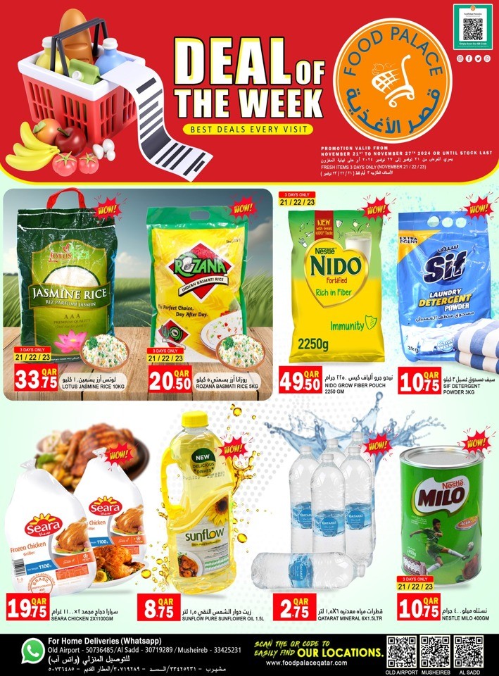 Food Palace Supermarket Best Deal Of The Week | Qatar Offers