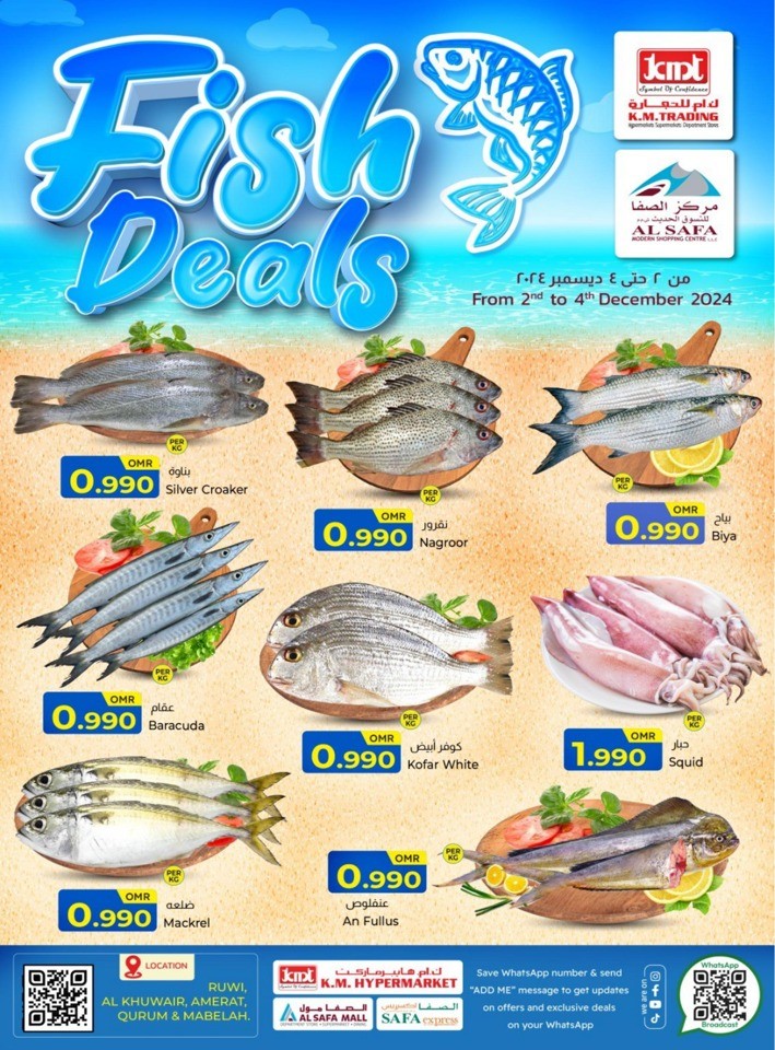 KM Trading Oman Fish Deals 2-4 December 2024