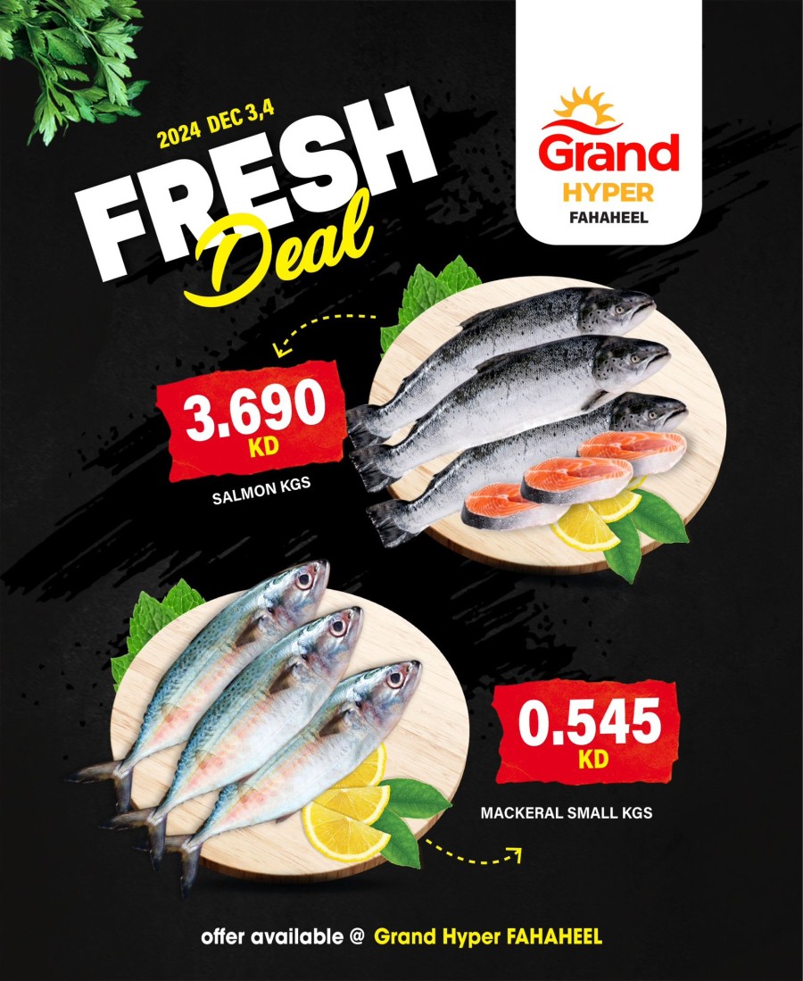 Grand Hyper Fahaheel Fresh Deal 3-4 December 2024
