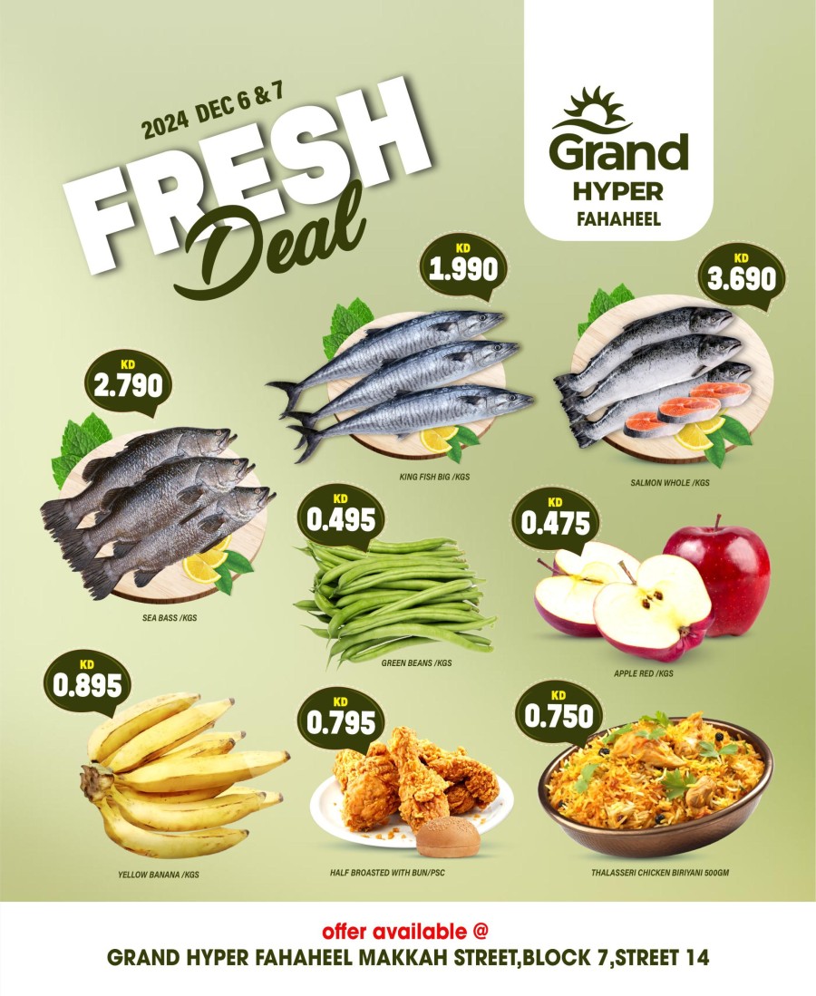 Grand Hyper Fahaheel 2 Days Fresh Deal | Kuwait Offers Today