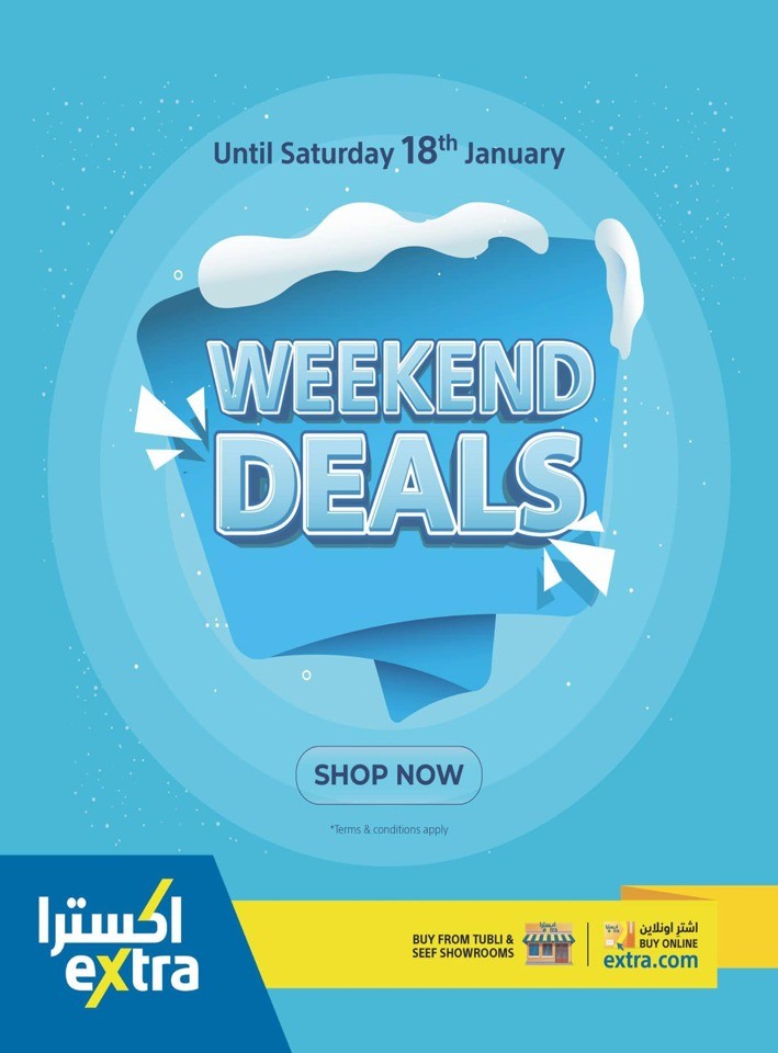 Extra Stores Bahrain Weekend Deals 16-18 January 2025