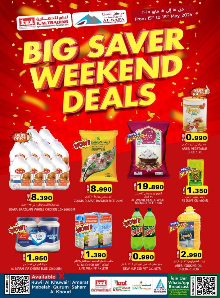 KM Trading Big Saver Weekend Deals 15-18 May 2025
