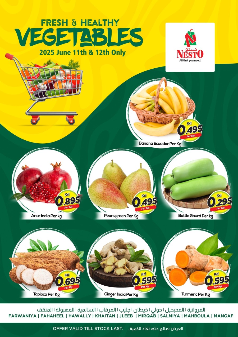 Nesto Fresh & Healthy Promotion | Kuwait Shopping Offers