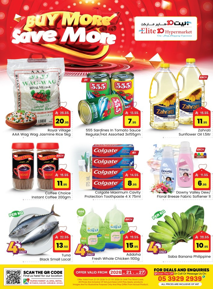 Elite10 Hypermarket KSA Buy More Save More Offer Flyer