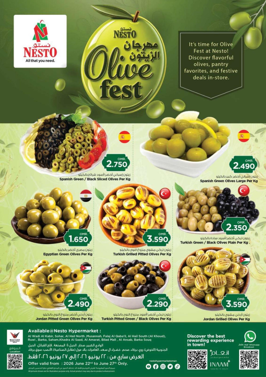 Nesto Olive Fest Offer | Oman Offer