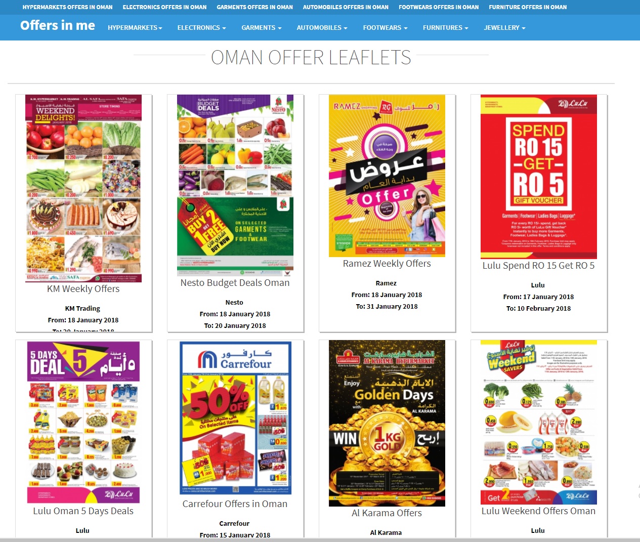 All Latest Oman Offers and Deals in One Website